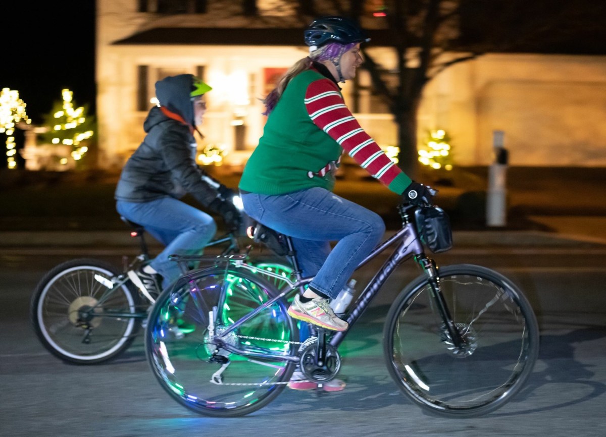 Christmas Lights Bike Ride 2018 | blisters and bug bites